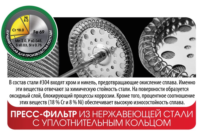 Купить Френч-пресс LARA LR06-31 600мл по цене 755₽ в интернет-магазине ...